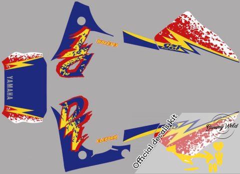 Yamaha DT 125-R 1993 - OFFICIAL STICKERS DECALS KIT - GummyWeld