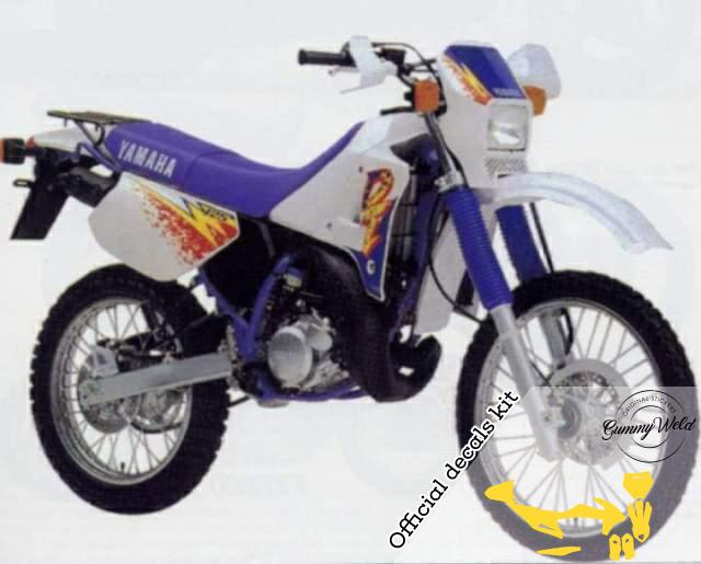 Yamaha DT 125-R 1993 - OFFICIAL STICKERS DECALS KIT - GummyWeld
