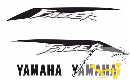 YAMAHA FZS 600 FAZER 2002 OFFICIAL STICKERS DECALS KIT - GummyWeld