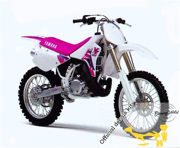 YAMAHA YZ 250 1991 OFFICIAL STICKERS DECALS KIT - Gummy Weld